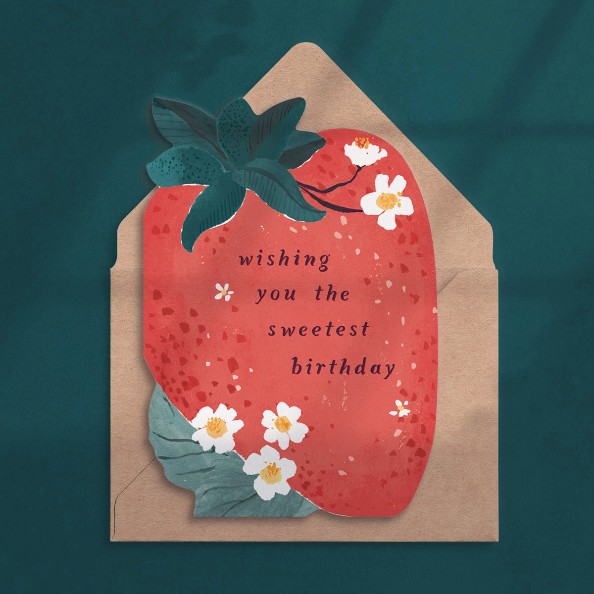 Paper Sister Co. Sweet Strawberry Birthday Card – Bo-Belles