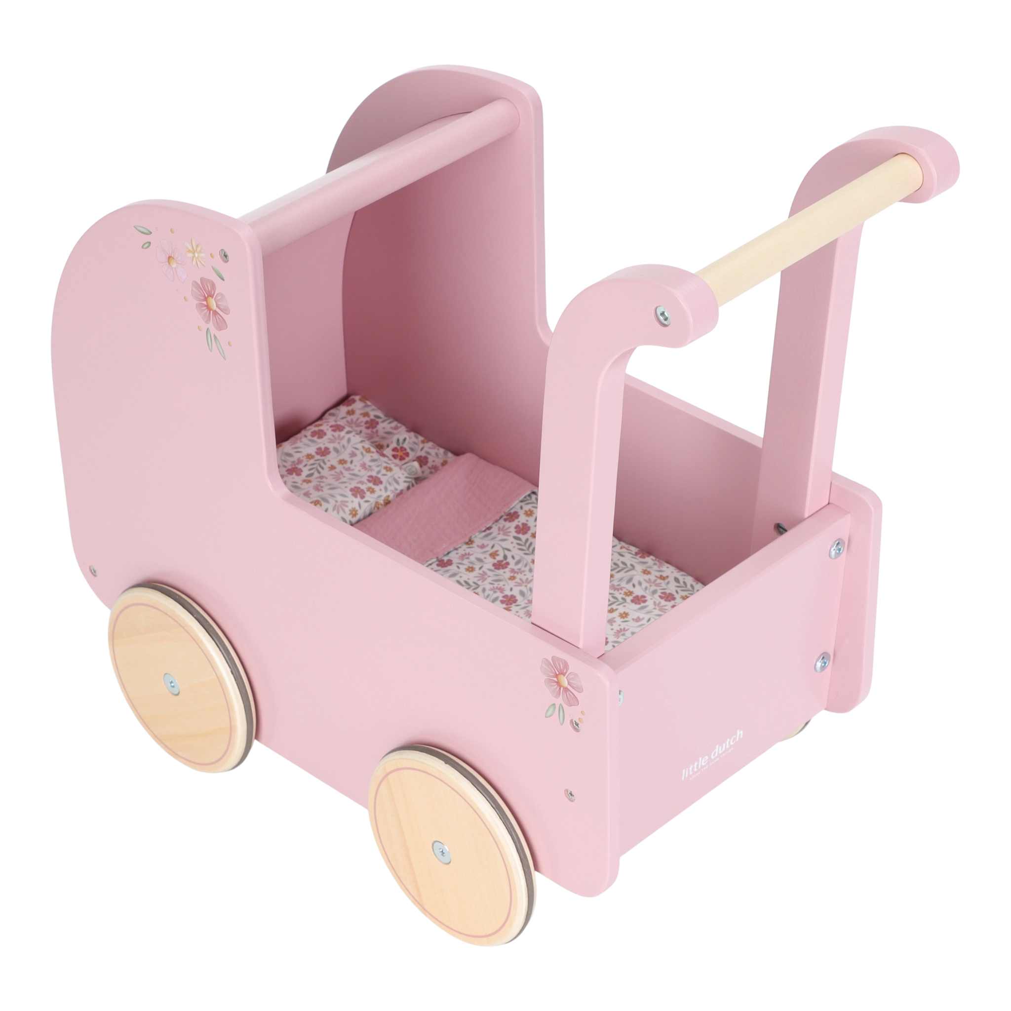 Little Dutch Wooden Doll Pram With Textiles – Bo-Belles